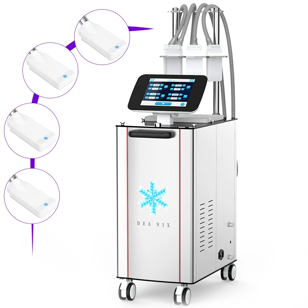 Standing 4 Pads Freeze Fat Cool Body Sculpting Machine
