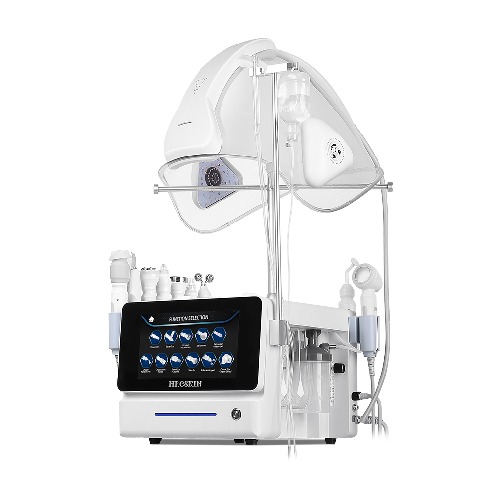 Pro 11-in-1 Oxygen Facial Mask Machine | Hydradermabrasion & Skin ...