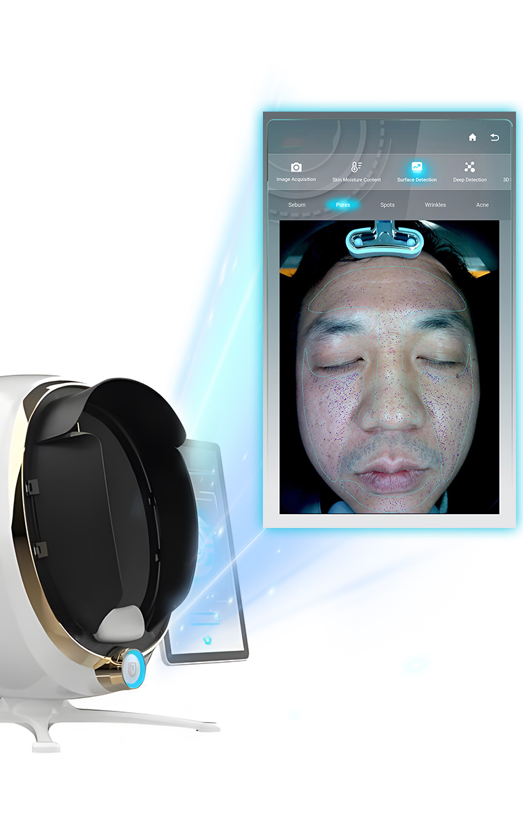 Smart Skin Analyzer with 3D Simulation & AI Face Recognition ...